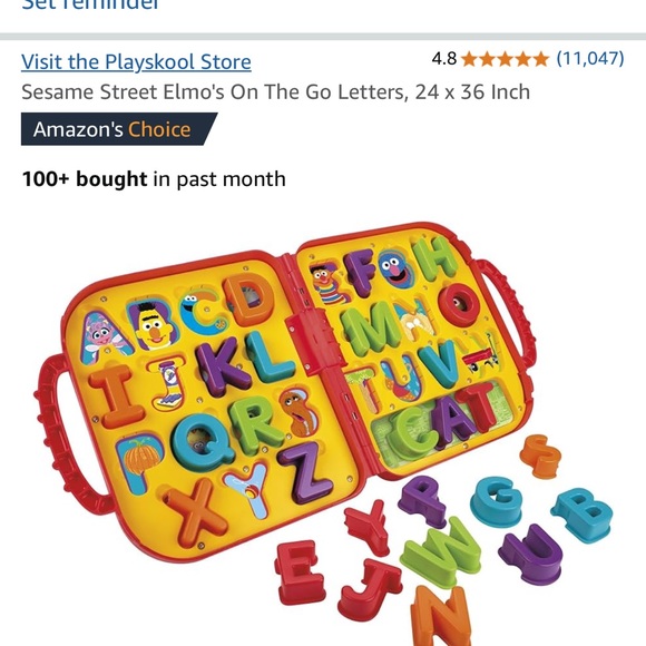 Toys | Sesame Street Elmos On The Go Letters Red And Yellow | Poshmark